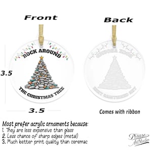 Geology Christmas Ornament, Rock Christmas Tree Ornament, Geology ...