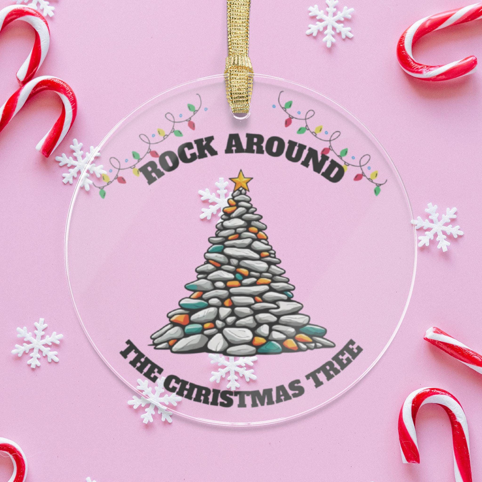 Geology Christmas Ornament, Rock Christmas Tree Ornament, Geology ...