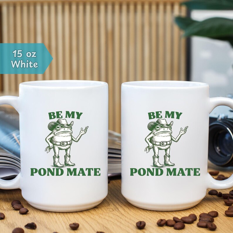 Valentines Day Gift, Cowboy Frog Mug, Frog Lover Gift, Unhinged Cowboy ...