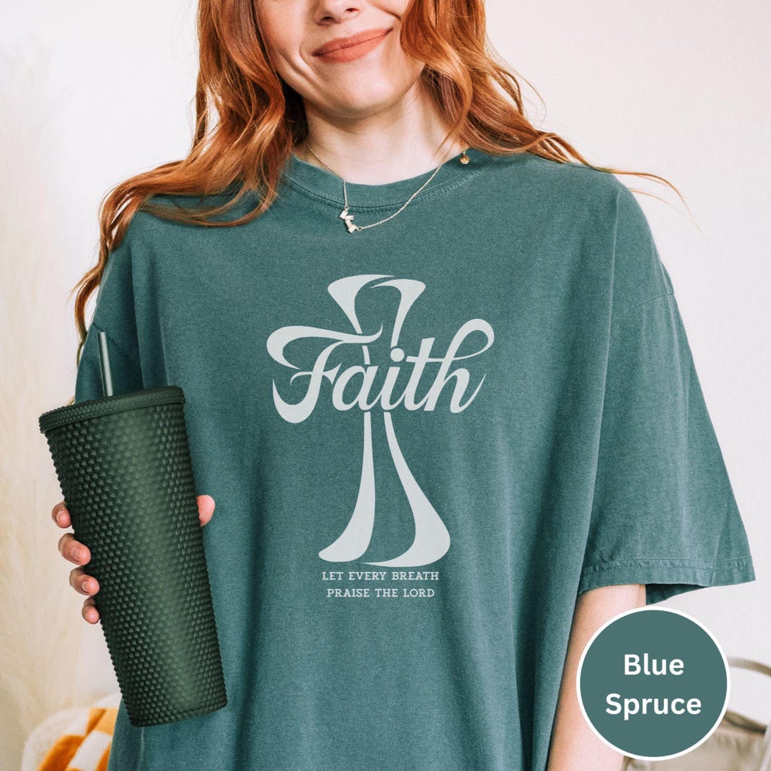 Comfort Colors Let Every Breath Praise the Lord Shirt, Christian Faith ...