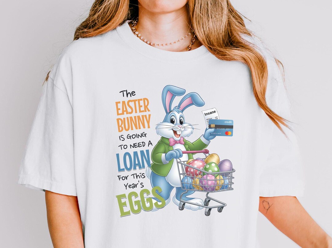 Egg Prices Inflation-easter Bunny Needs a Loan Gift for Her-funny ...