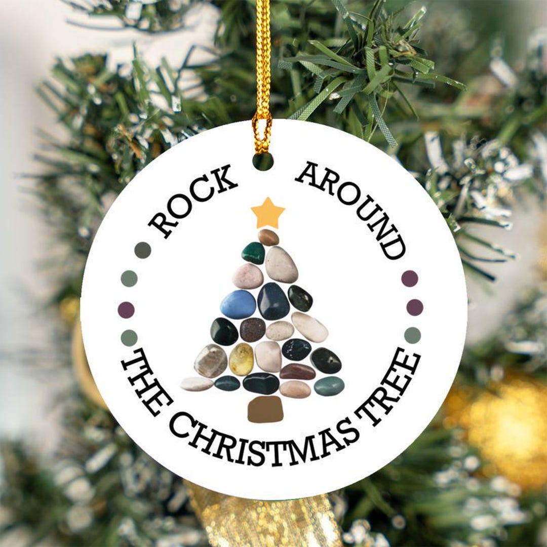 Geology Christmas Ornament, Rock Christmas Tree Ornaments, Geology ...