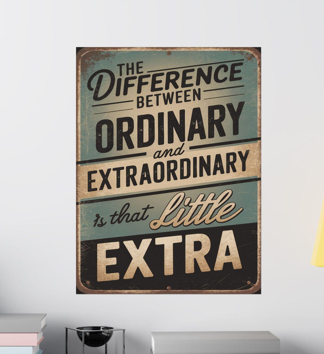 Printed Poster-retro Motivational Wall Art-uplifting Decor ...