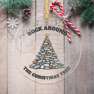 Geology Christmas Ornament, Rock Christmas Tree Ornament, Geology ...