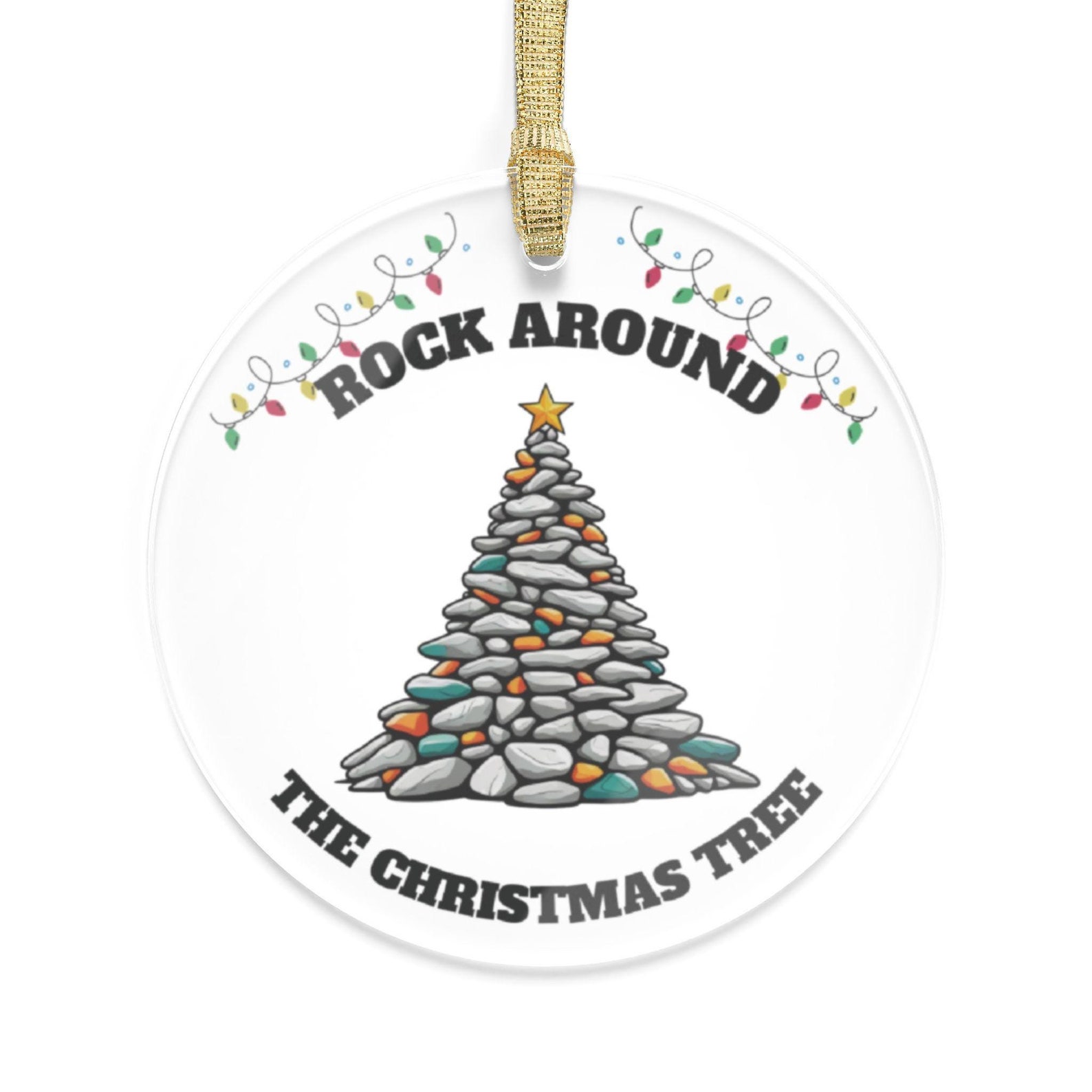 Geology Christmas Ornament, Rock Christmas Tree Ornament, Geology ...