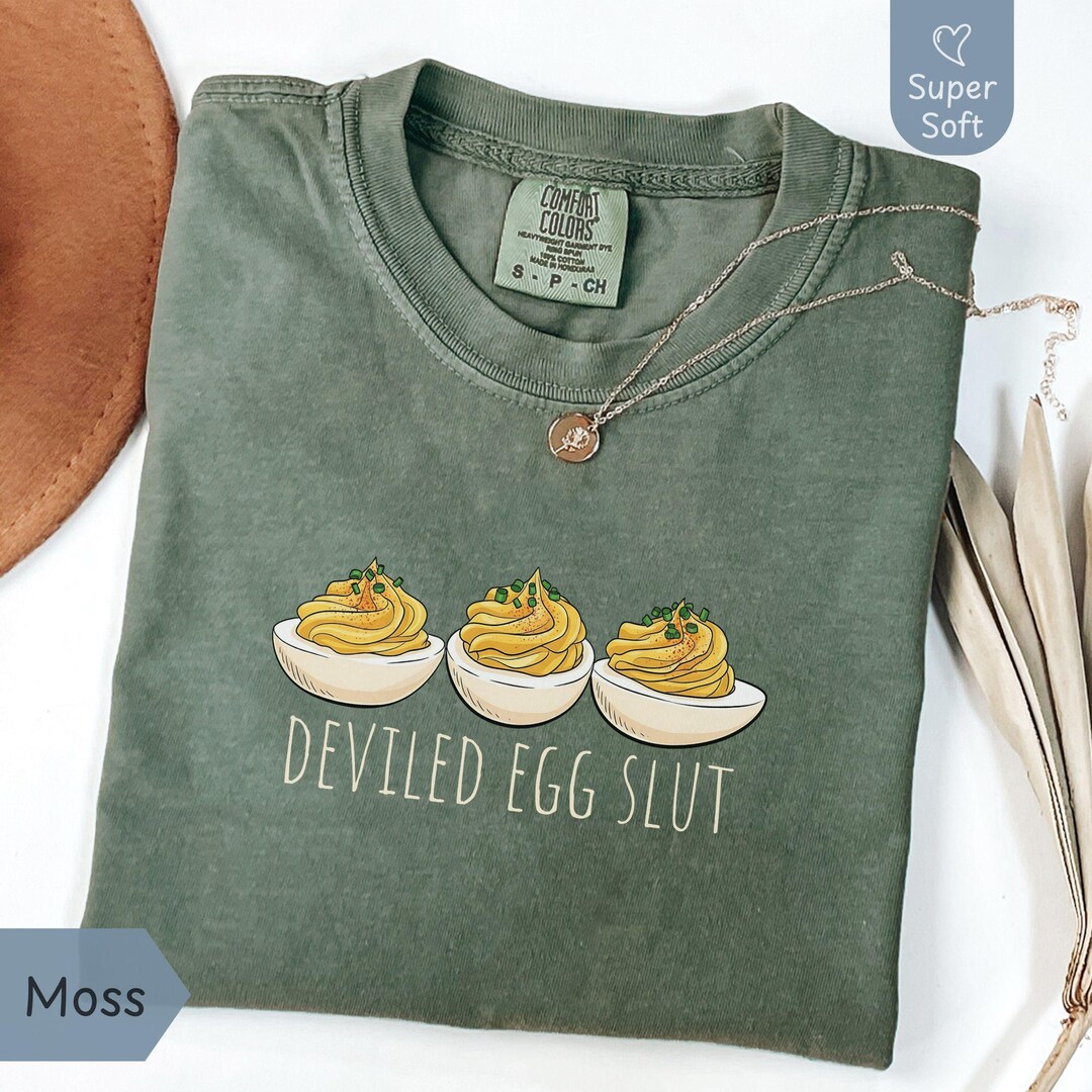 Deviled Egg Shirt, Food Humor Shirt, Devilled Eggs Gift, Comfort Color ...