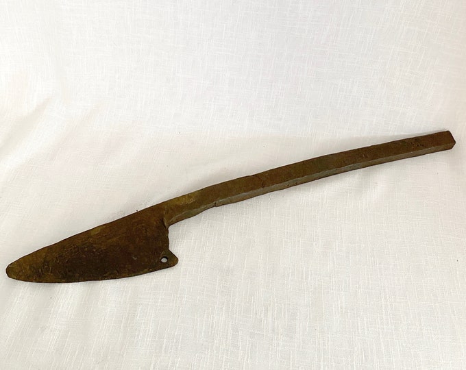 Antique Pickaxe Head, Old Cast Iron Tools, Primitive Farming Tool, Hand ...