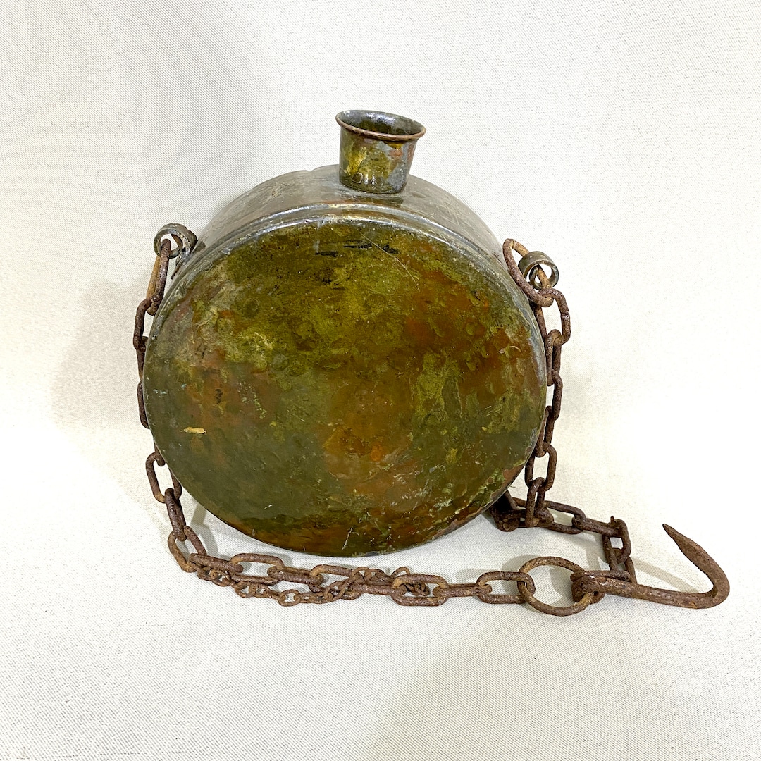 Antique Water Tank | Vintage Old Water Storage Flask | Primitive Flask ...