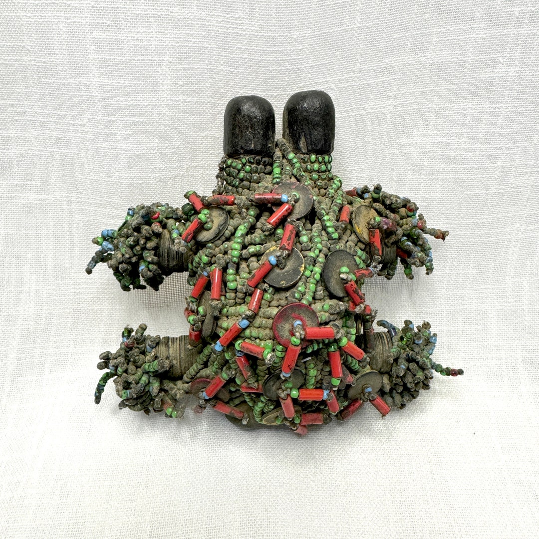 Antique Cameroon Wooden Fertility Doll, Wooden Namji Doll, African Hand ...