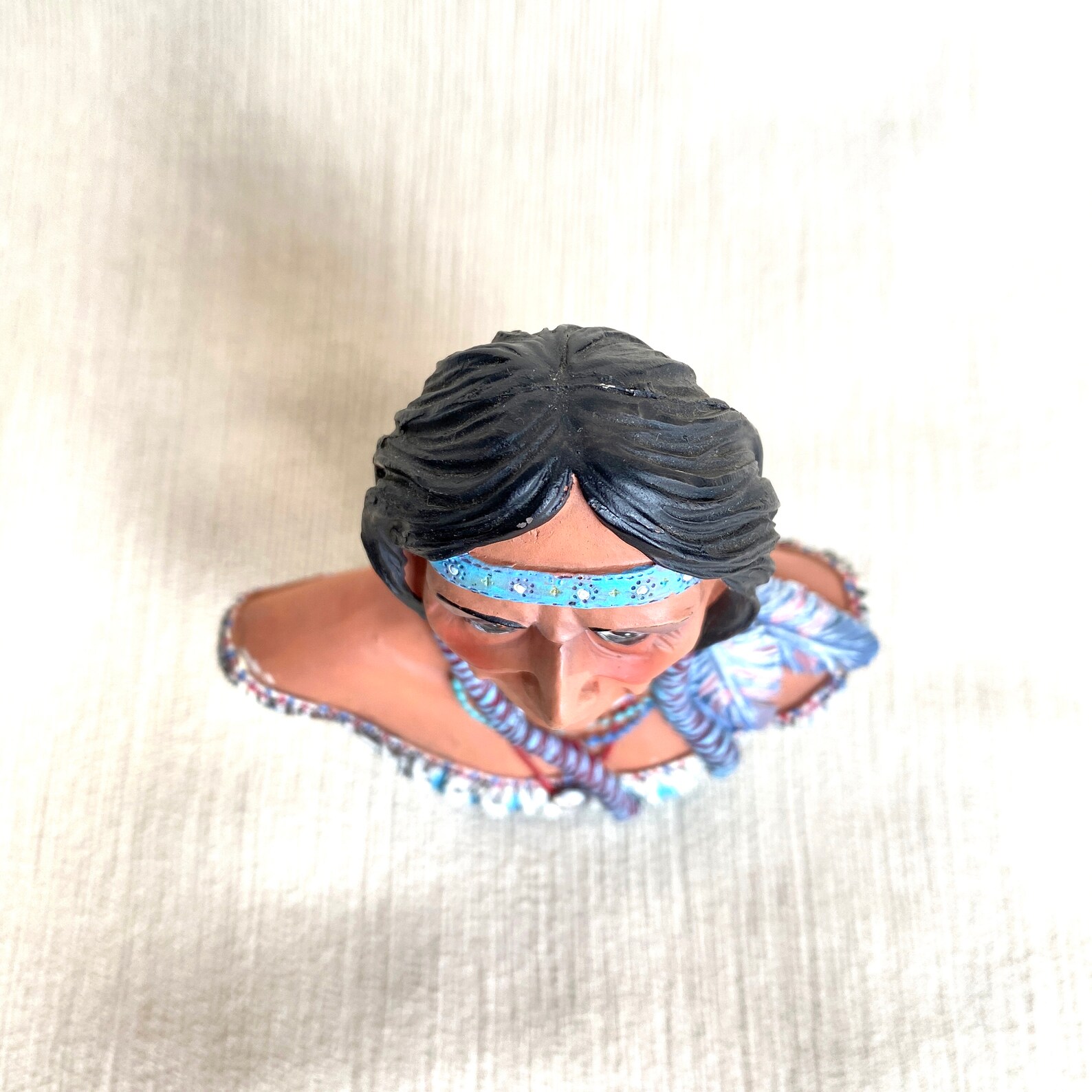 Native American Bust Indian Bust Vintage Injun Chief - Etsy