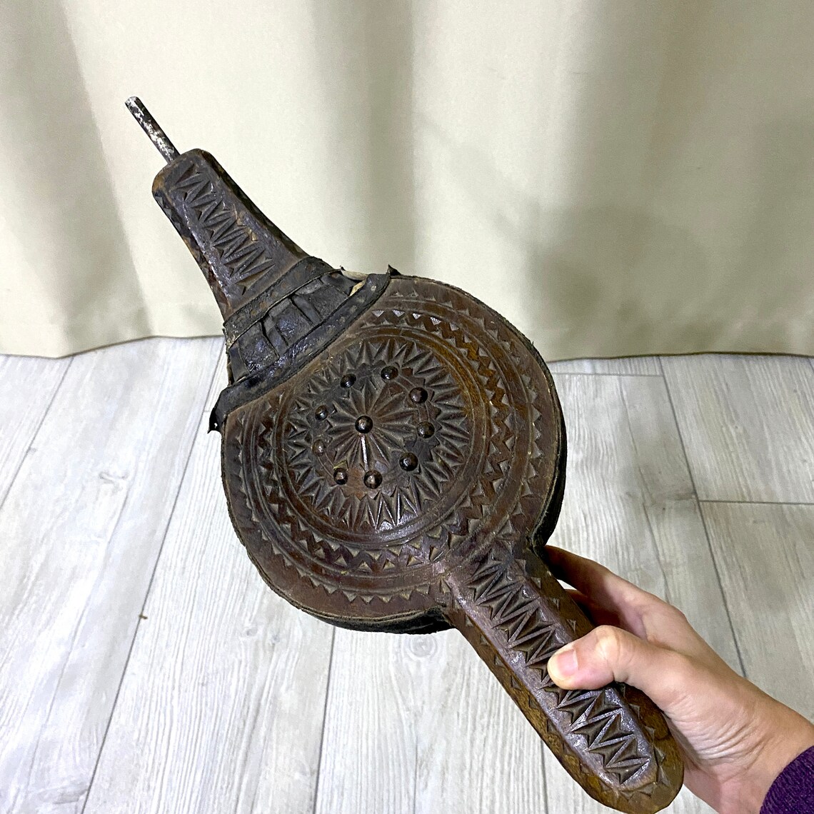 Primitive Wooden Fireplace Blower Wooden Barbecue Fireplace - Etsy