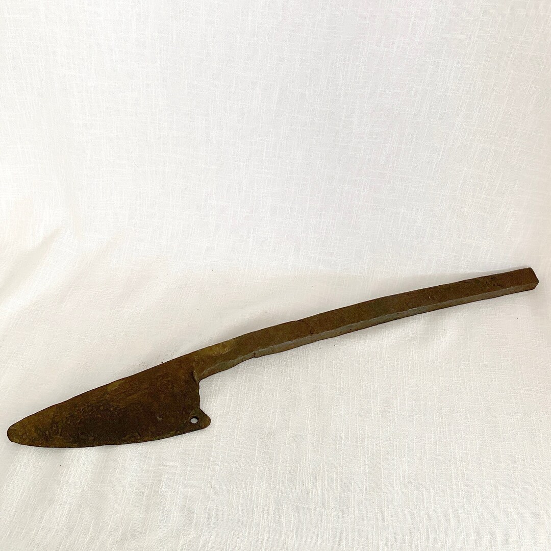 Antique Pickaxe Head, Old Cast Iron Tools, Primitive Farming Tool, Hand ...