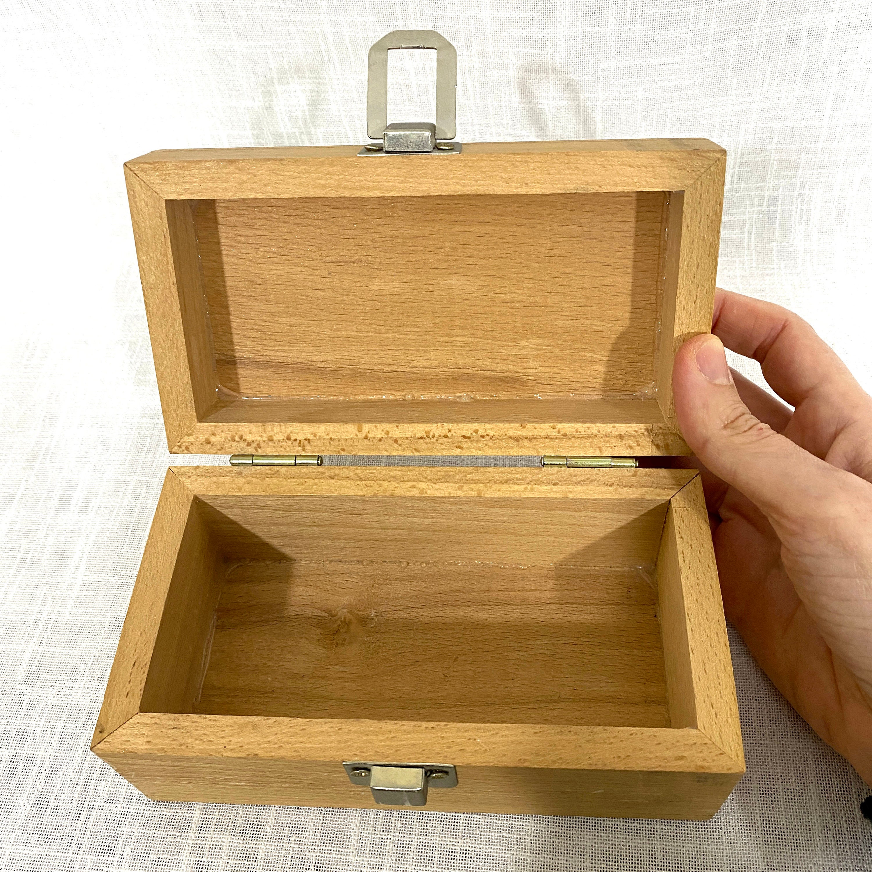 Handmade Wooden Box Small Wooden Chest Box Wooden Memory | Etsy