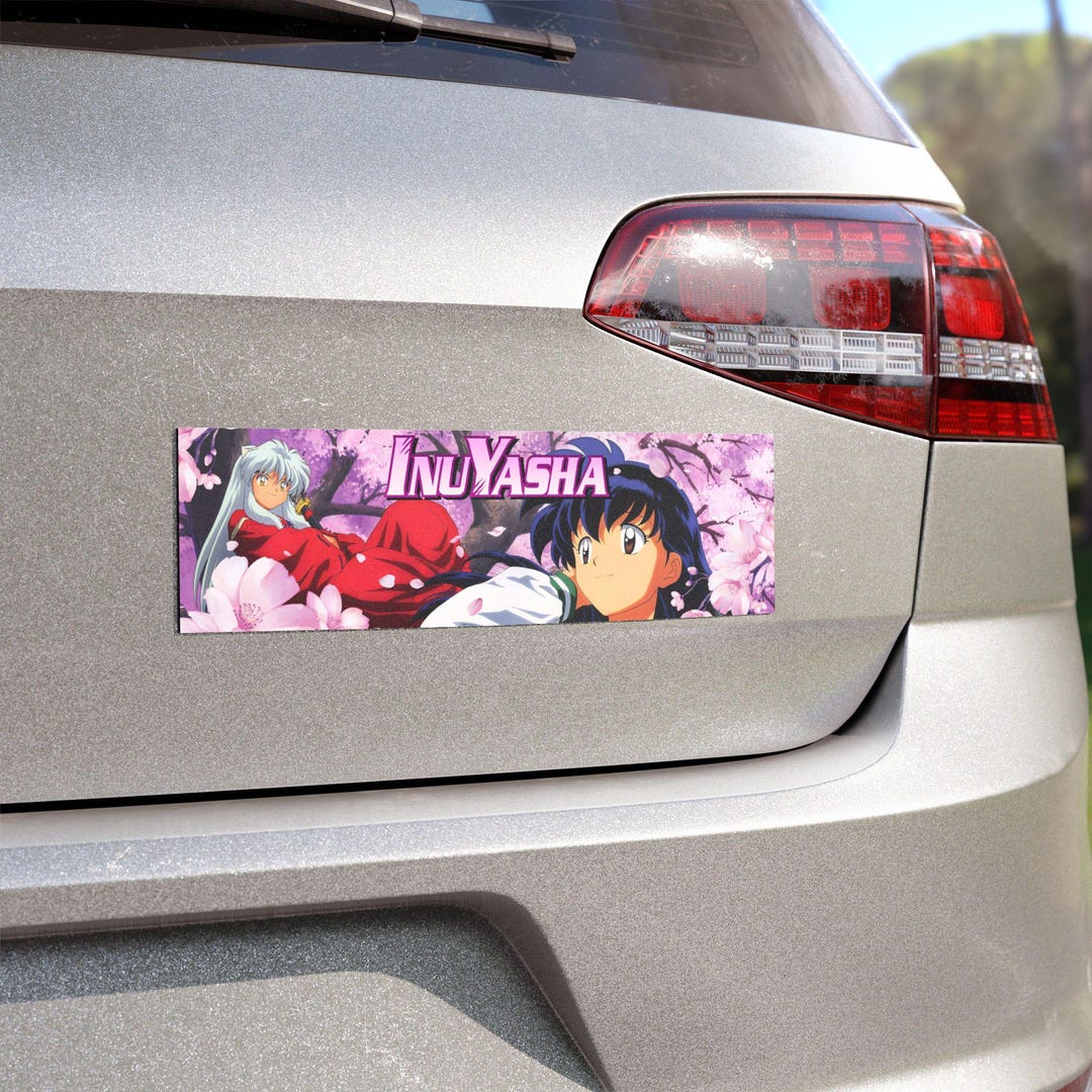 Inu and Kago Fan Art Demon Anime Cherry Blossoms Car Magnet 10x3" - Etsy