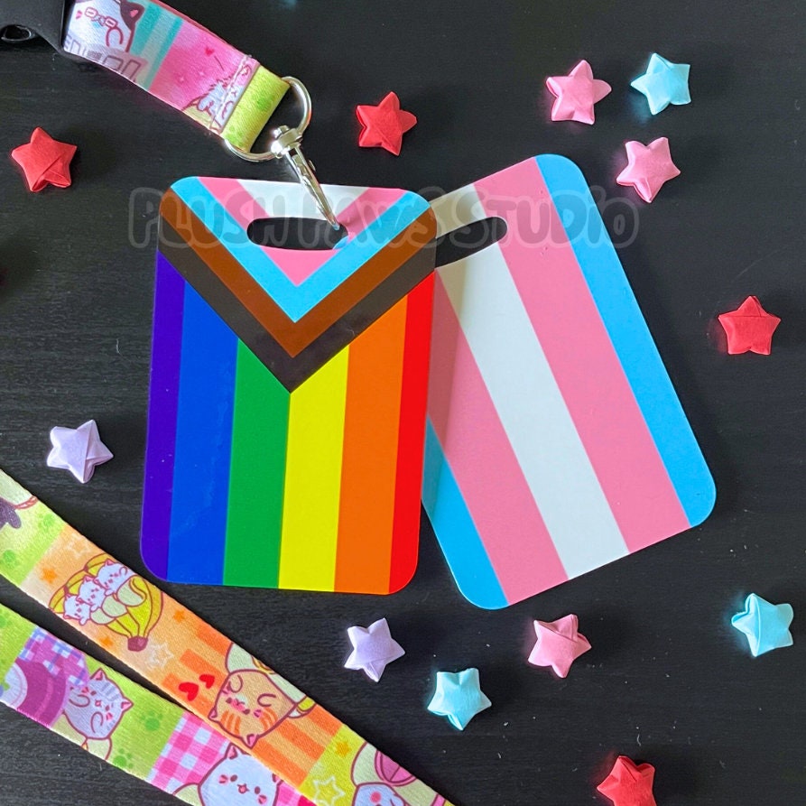 Custom Pride Flags Badge Tags | Rainbow Custom Furry Badge Commission ...