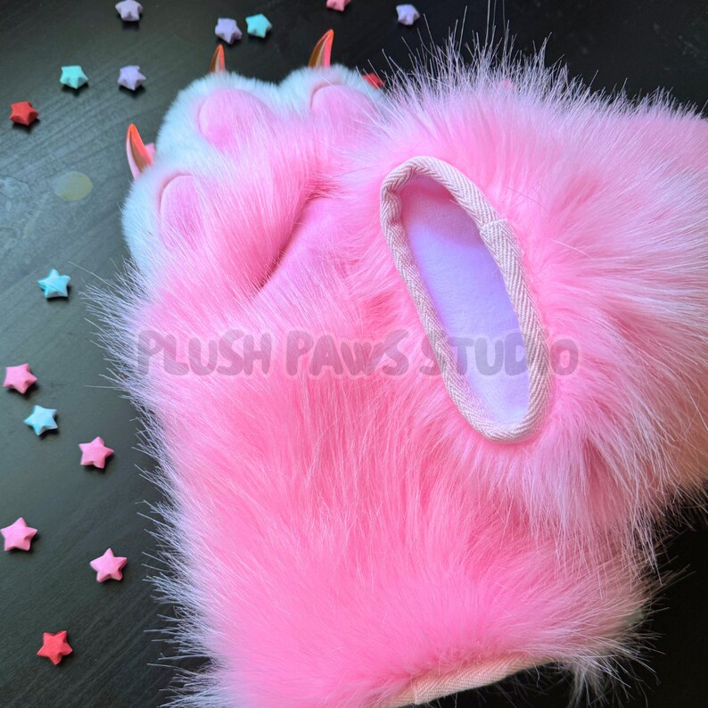 Paw Gloves Furry Animal Paws Gloves Fursuit Kigurumi Cosplay Costume ...