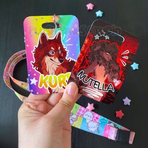 Custom Fursona Badge Tags | Custom Fursuit Badge Commission ...