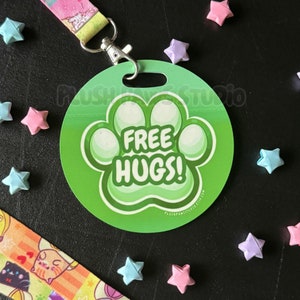 Consent Custom Fursuit Badge Tags | Custom Text Furry Badge Commission ...