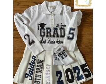 GRADUATION SKIRT Set/graduation Outfit/all Color Available - Etsy