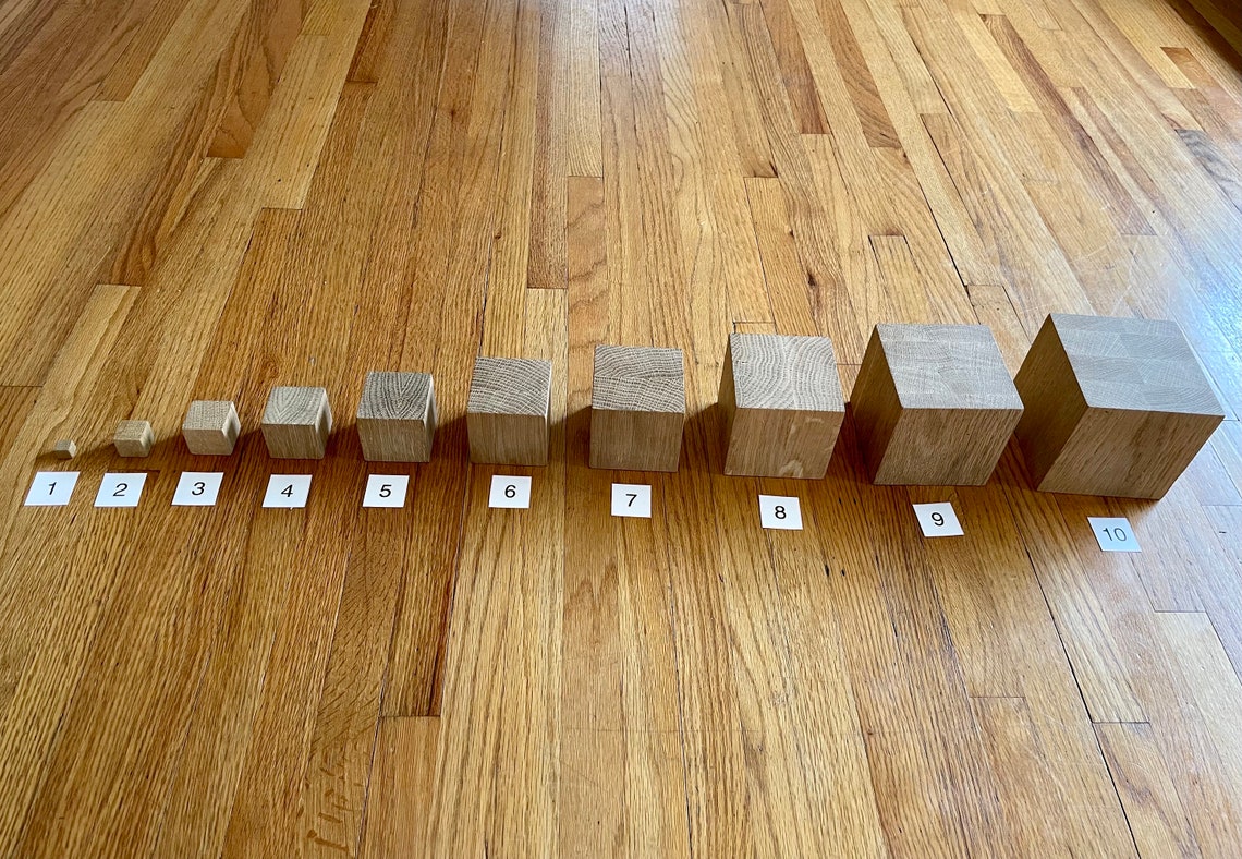 Montessori Pink Tower Extension - Etsy