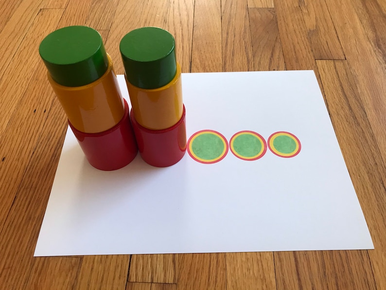 Montessori Knobless Cylinder Extension - Advanced - Etsy