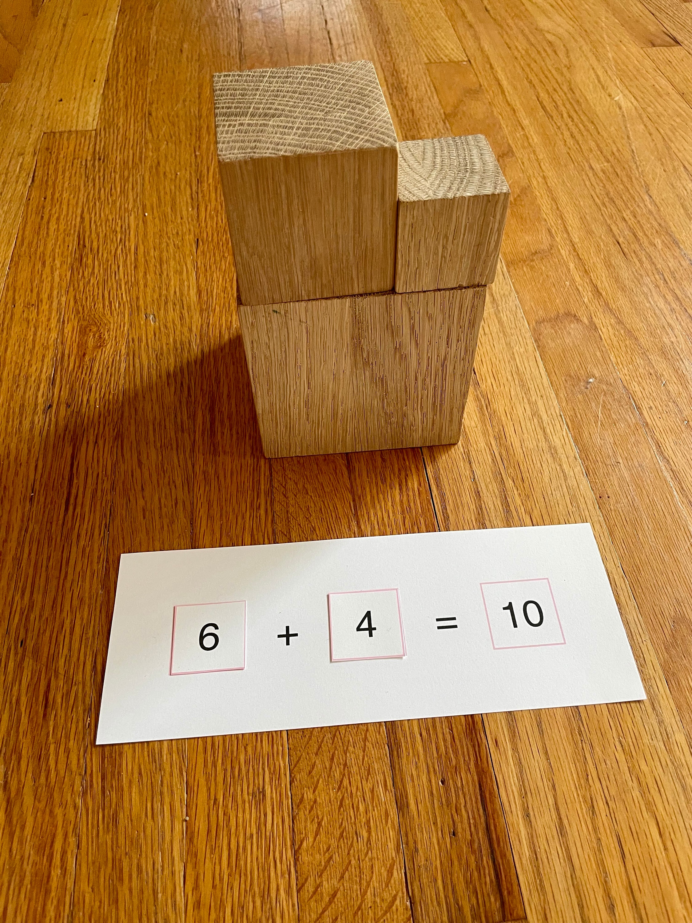 Montessori Pink Tower Extension - Etsy