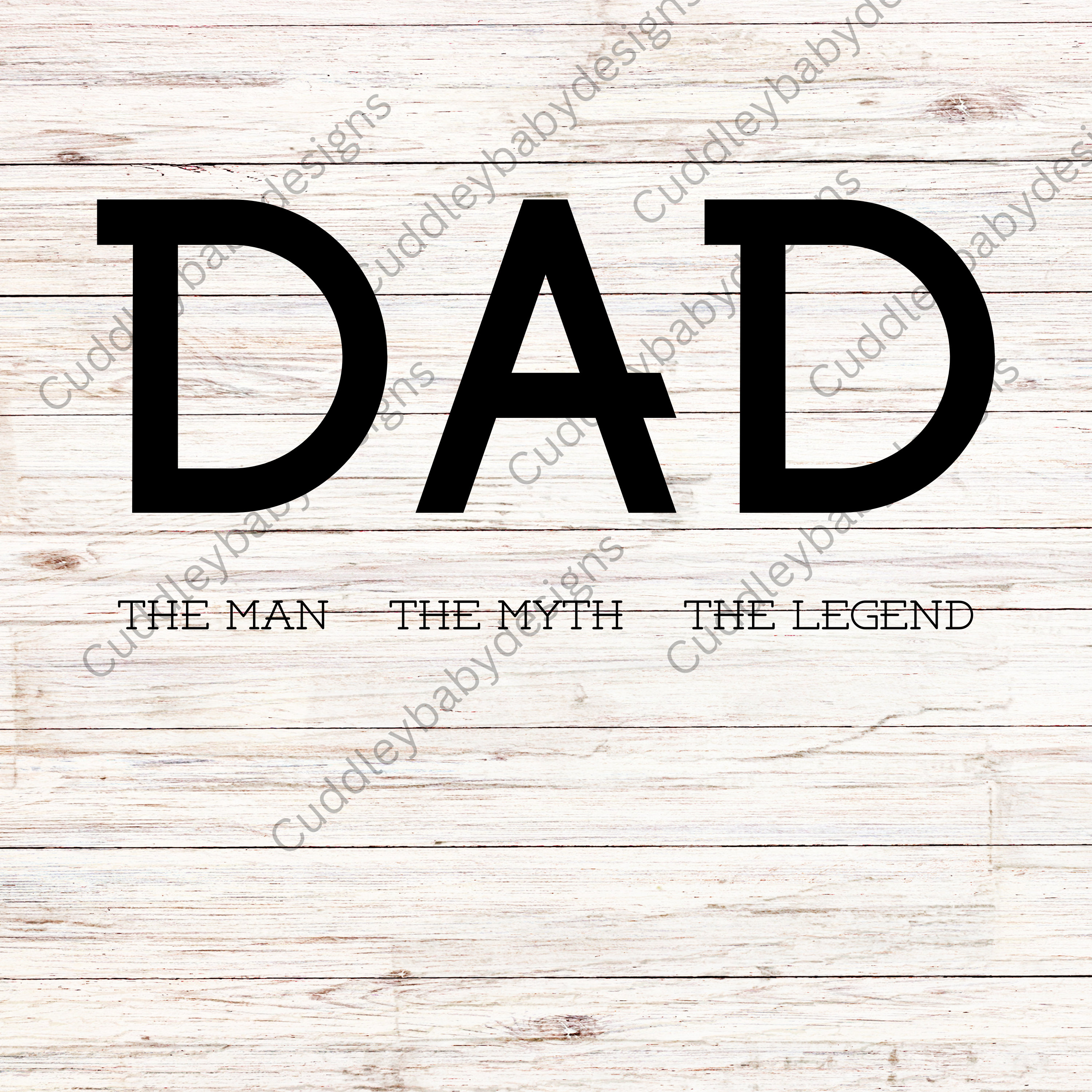 Father's Day DAD Name SVG and PNG Bundle - Etsy