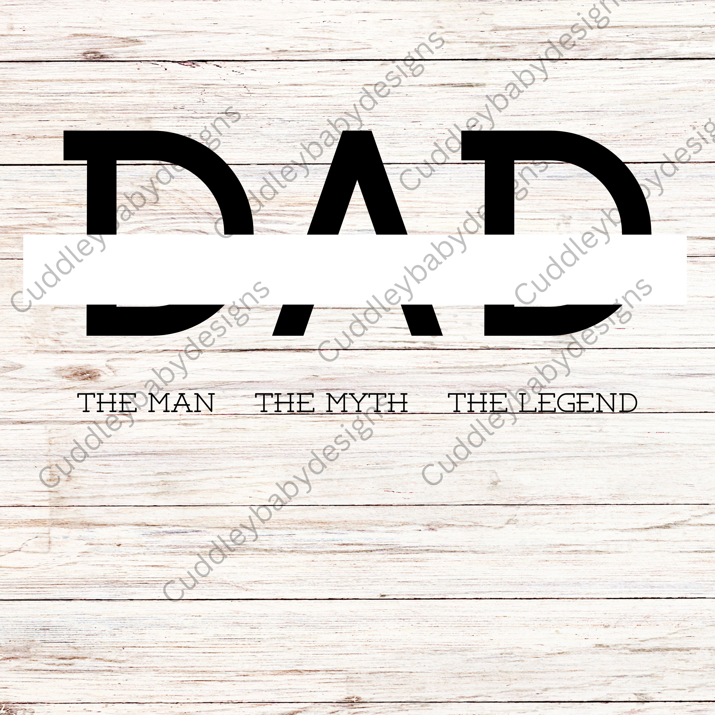 Father's Day DAD Name SVG and PNG Bundle - Etsy