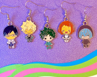 My Hero Academia Earrings - Etsy
