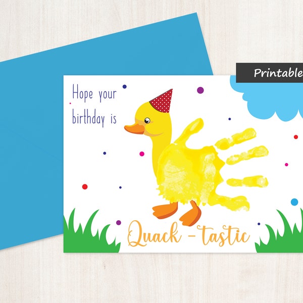 Funny Duck Birthday Card - Etsy
