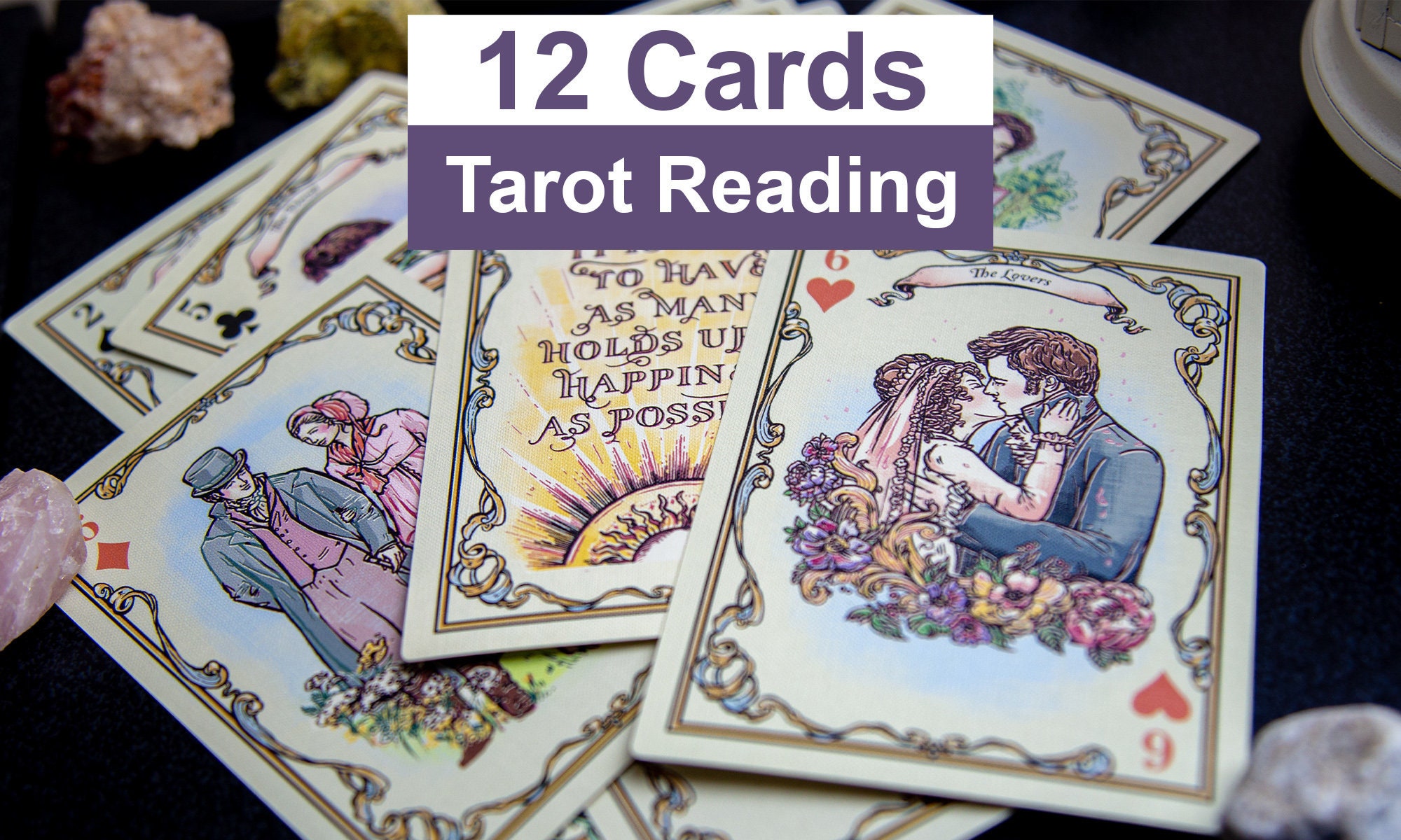 24 Cards 12 Tarot Cards 12 Fortune-telling Cards Free Advice From the ...