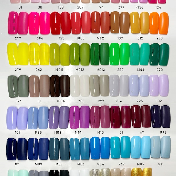 Matte Fake Nails - Etsy