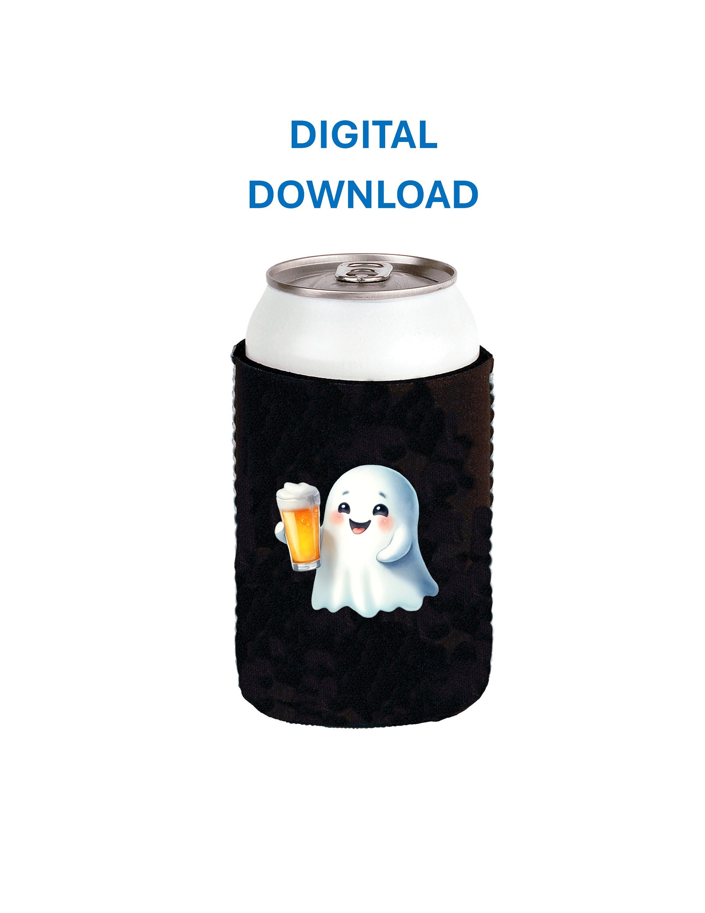 Digital, Ghost Beer PNG, SVG, Cute Ghost Beer, Whimsical Ghost Beer ...