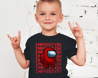 Among Us Shirt Kids | Etsy