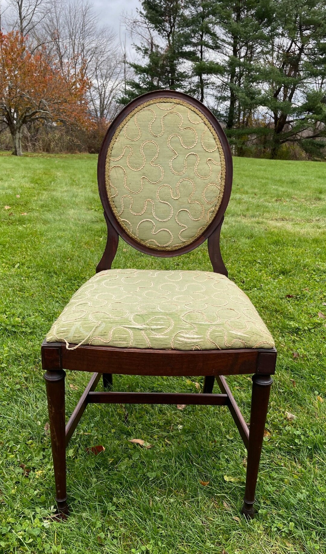 Customizable Oval Back Chair - Etsy