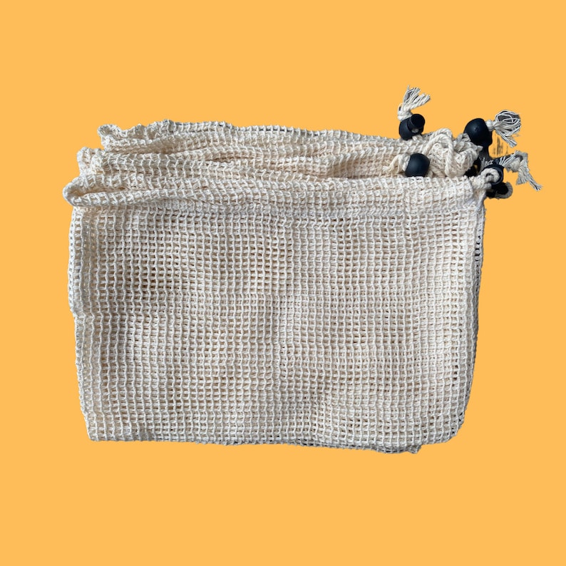 Small Reusable Mesh Bag, Cotton Storage Mesh Bag for Produce, Toys and ...