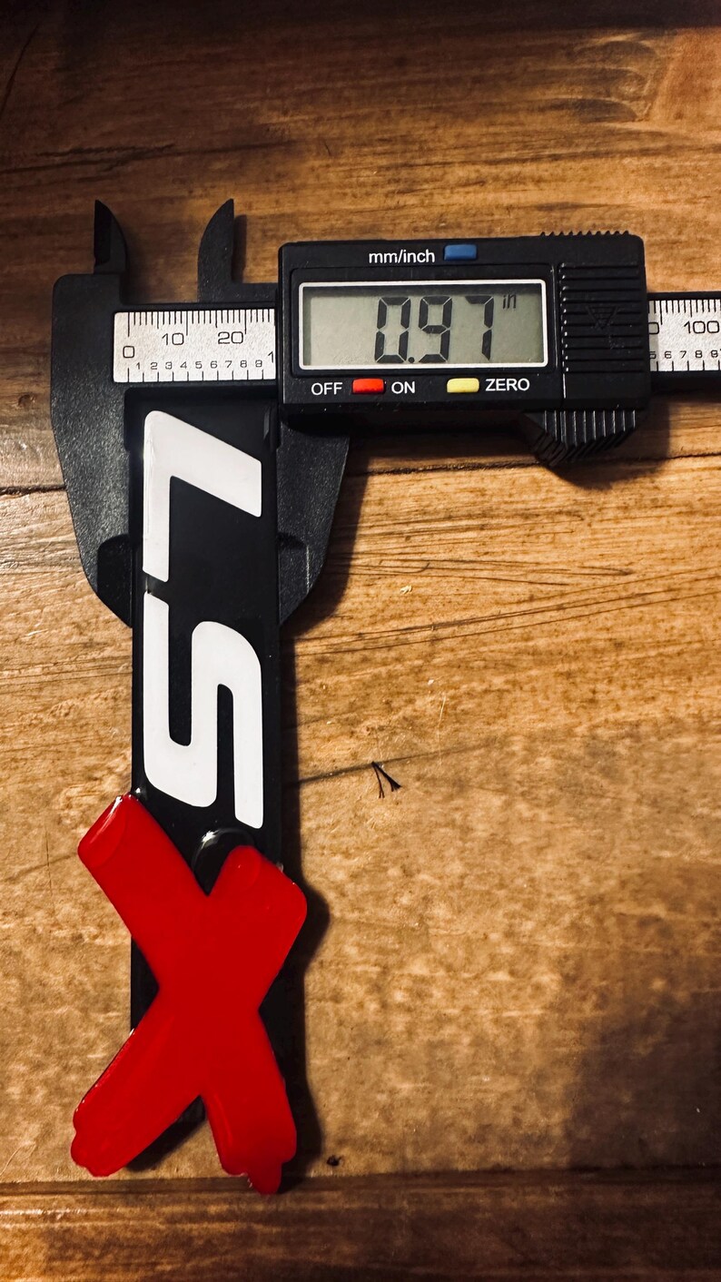 Custom LSX Emblem: 3D Printed Epoxy Resin Badge - Etsy