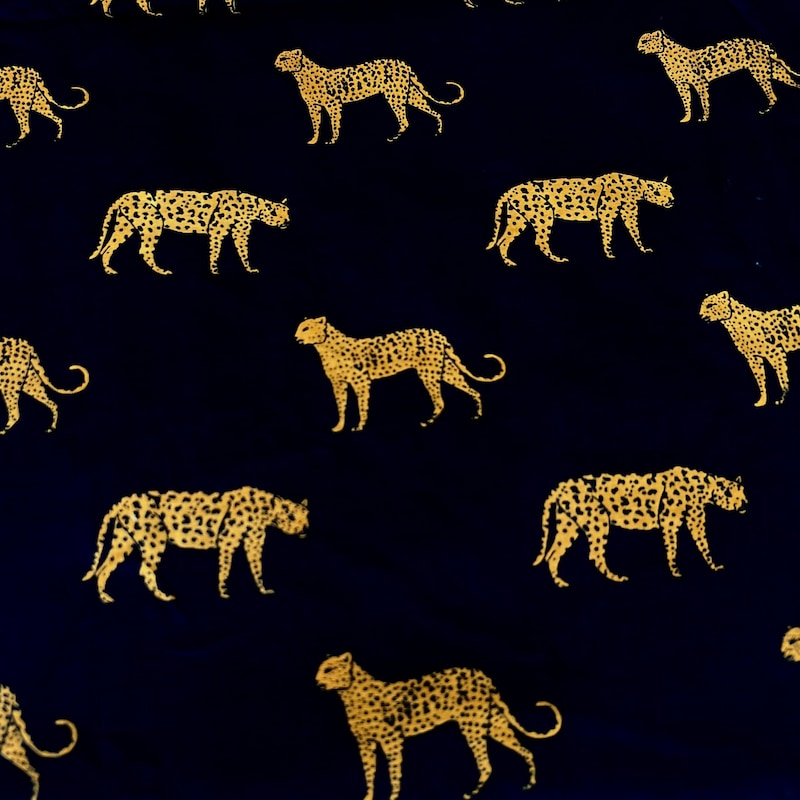 Cheetah Print Fabric - Etsy