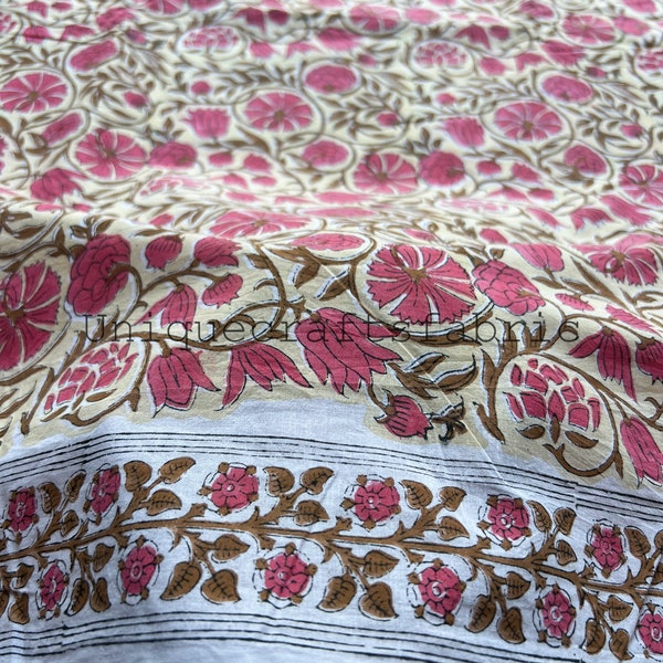 Border Print Fabric - Etsy