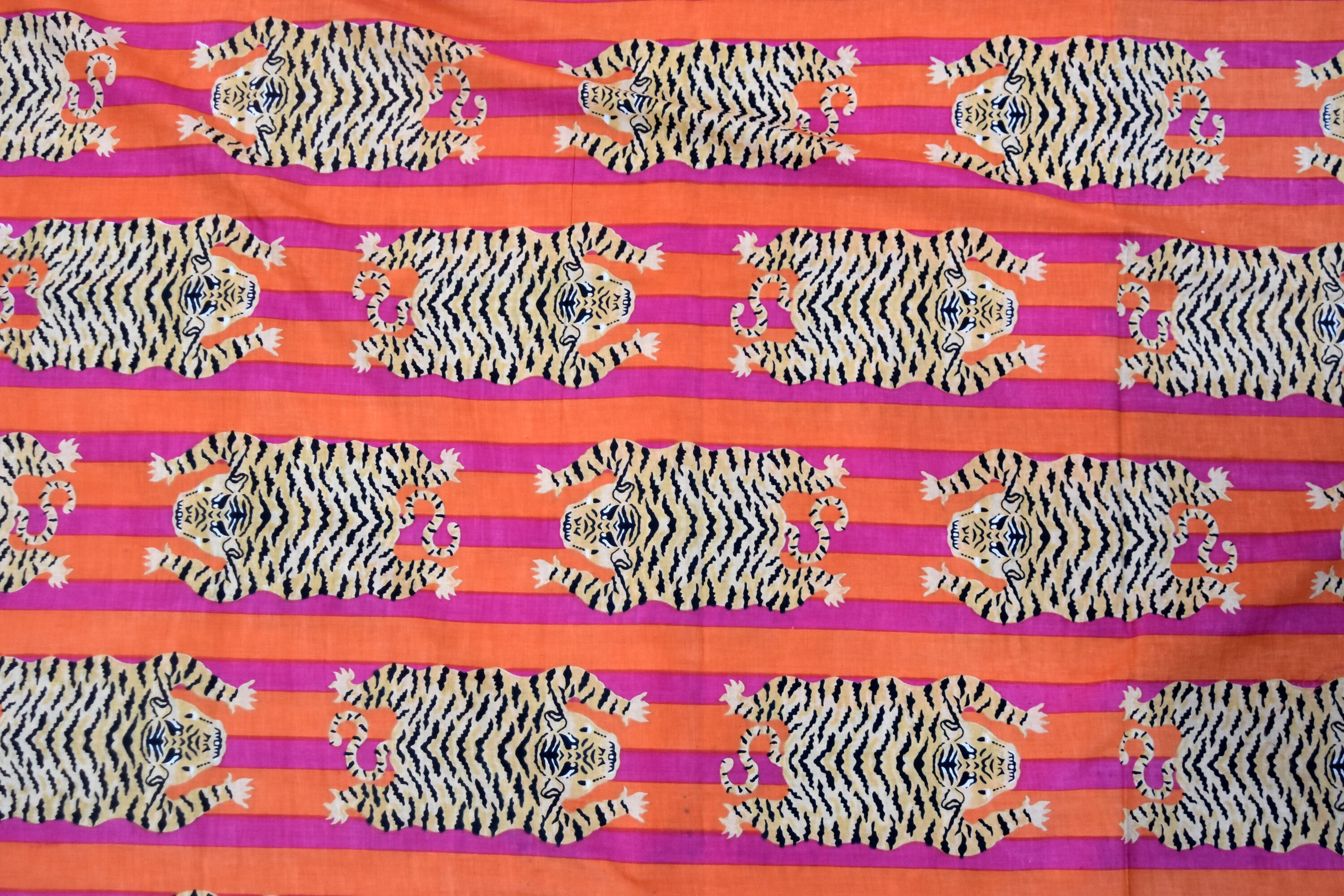 Tiger Skin Print Cotton Fabric Indian Cotton Fabric Kids - Etsy