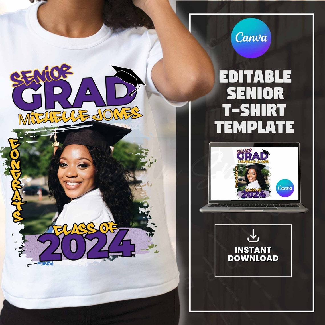 Graduation T-shirt Design Template Graduation T-shirt Designs Editable ...
