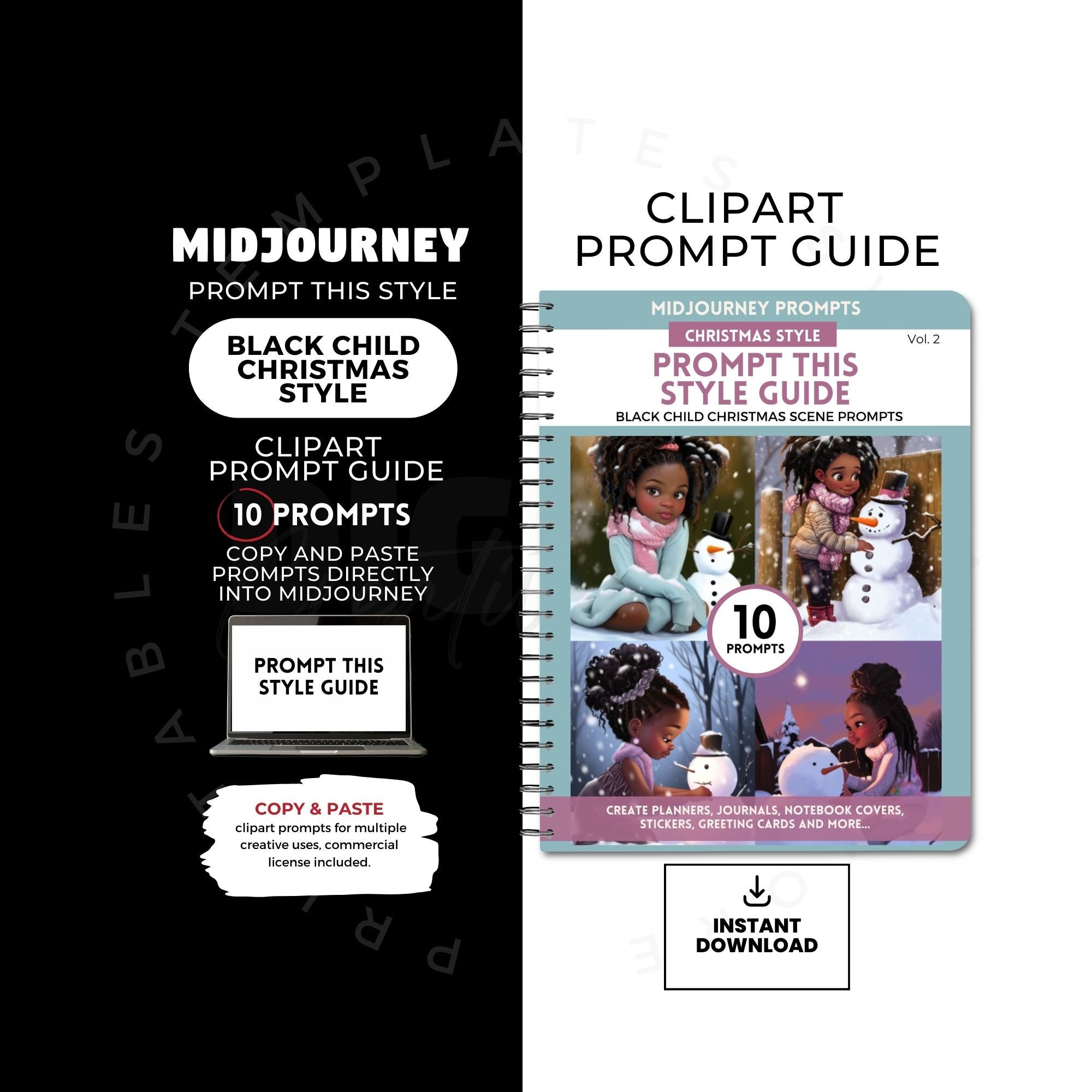 Midjourney Prompts for African American Child Christmas ...