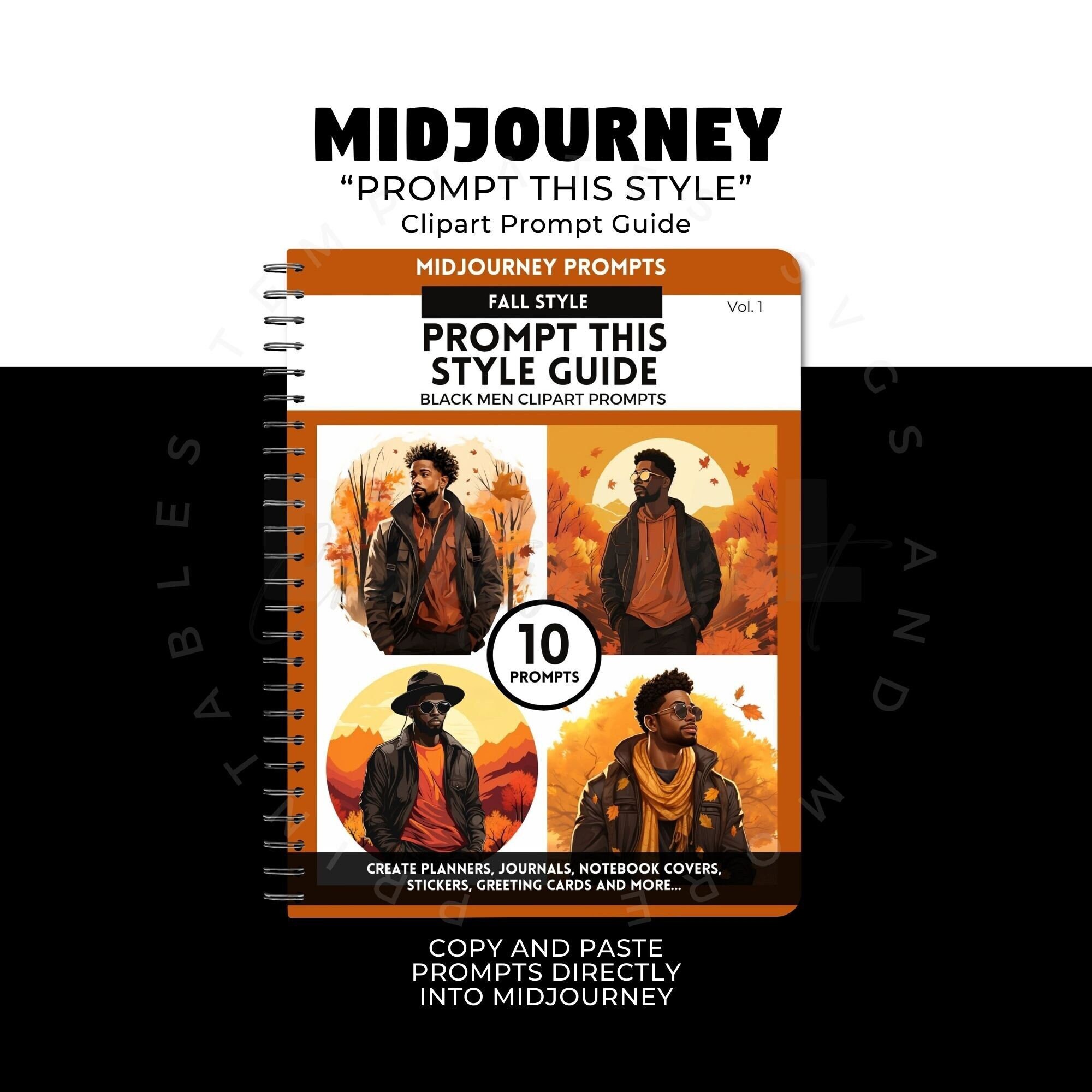 Midjourney Prompts for Men Fashion Clipart Midjourney Prompt Custom ...