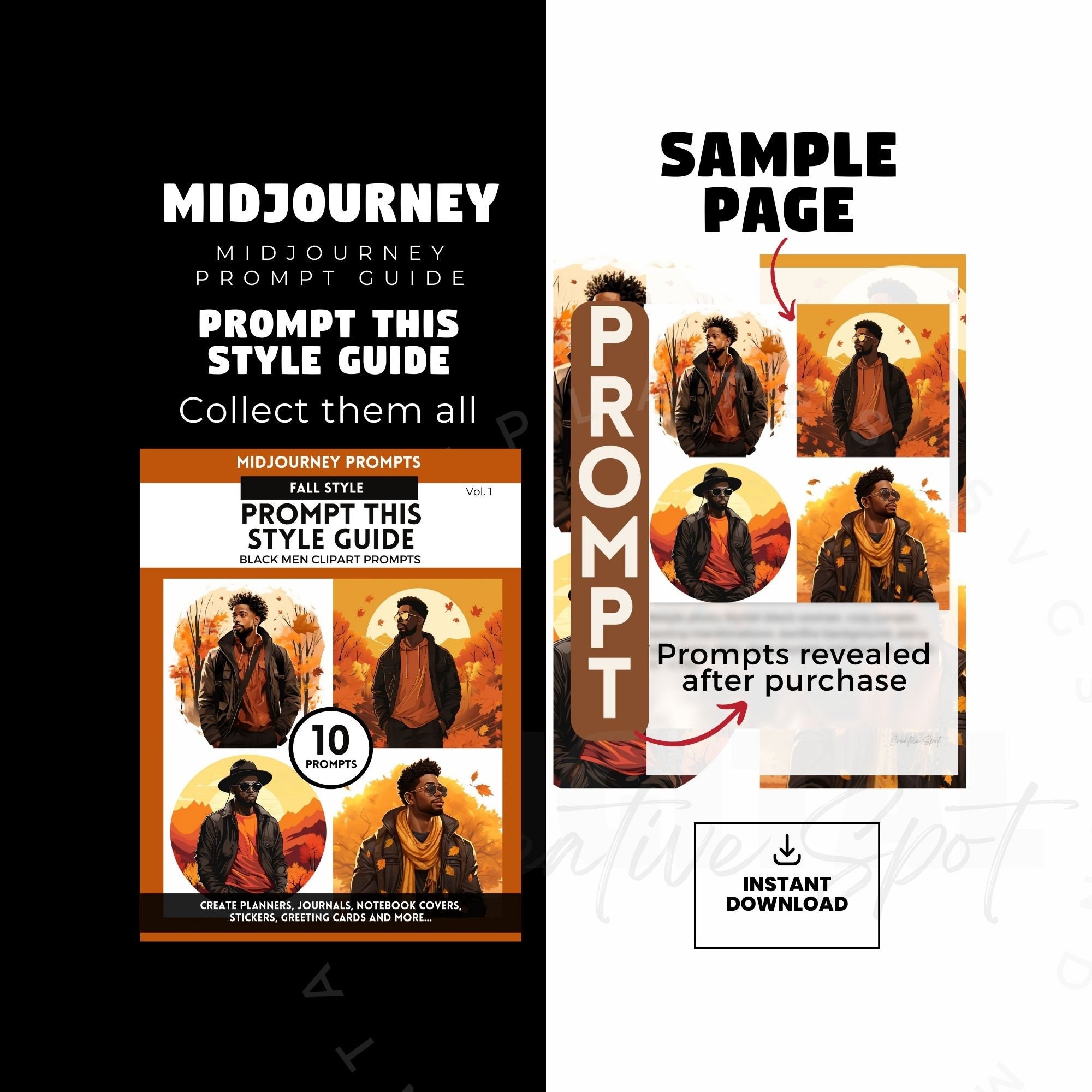 Midjourney Prompts for Men Fashion Clipart Midjourney Prompt Custom ...