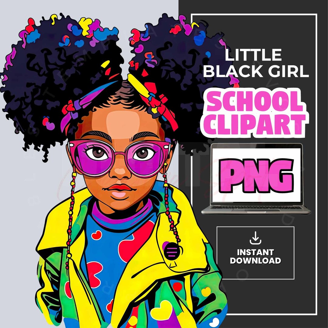 Black Girl Welcome Back to School Png Clipartback to School - Etsy