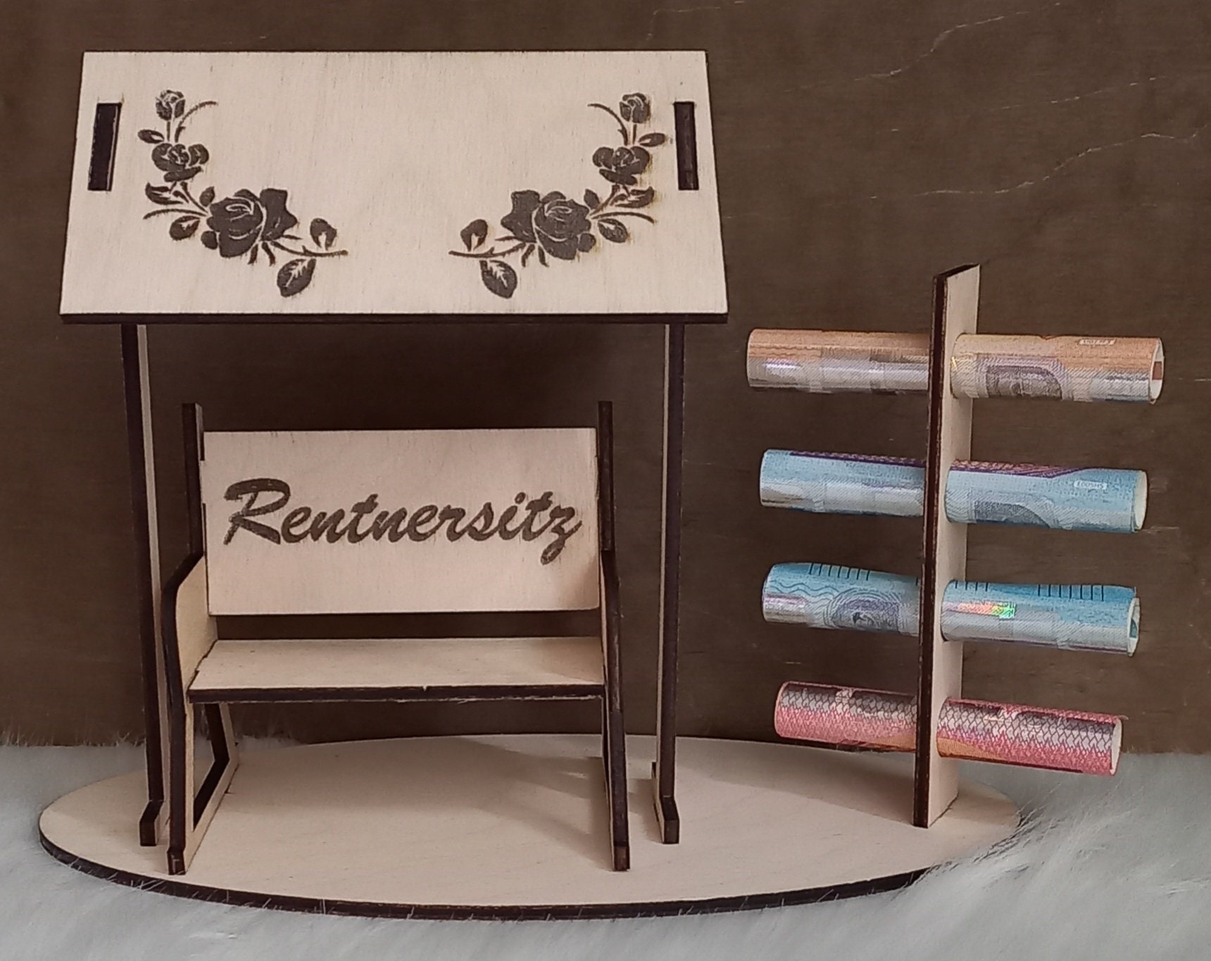 Rente /Rentnersitz aus Holz/Geldgeschenk/ Rentnerbank - Etsy.de