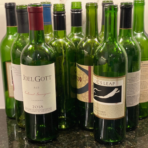 Empty Wine Bottles - Etsy