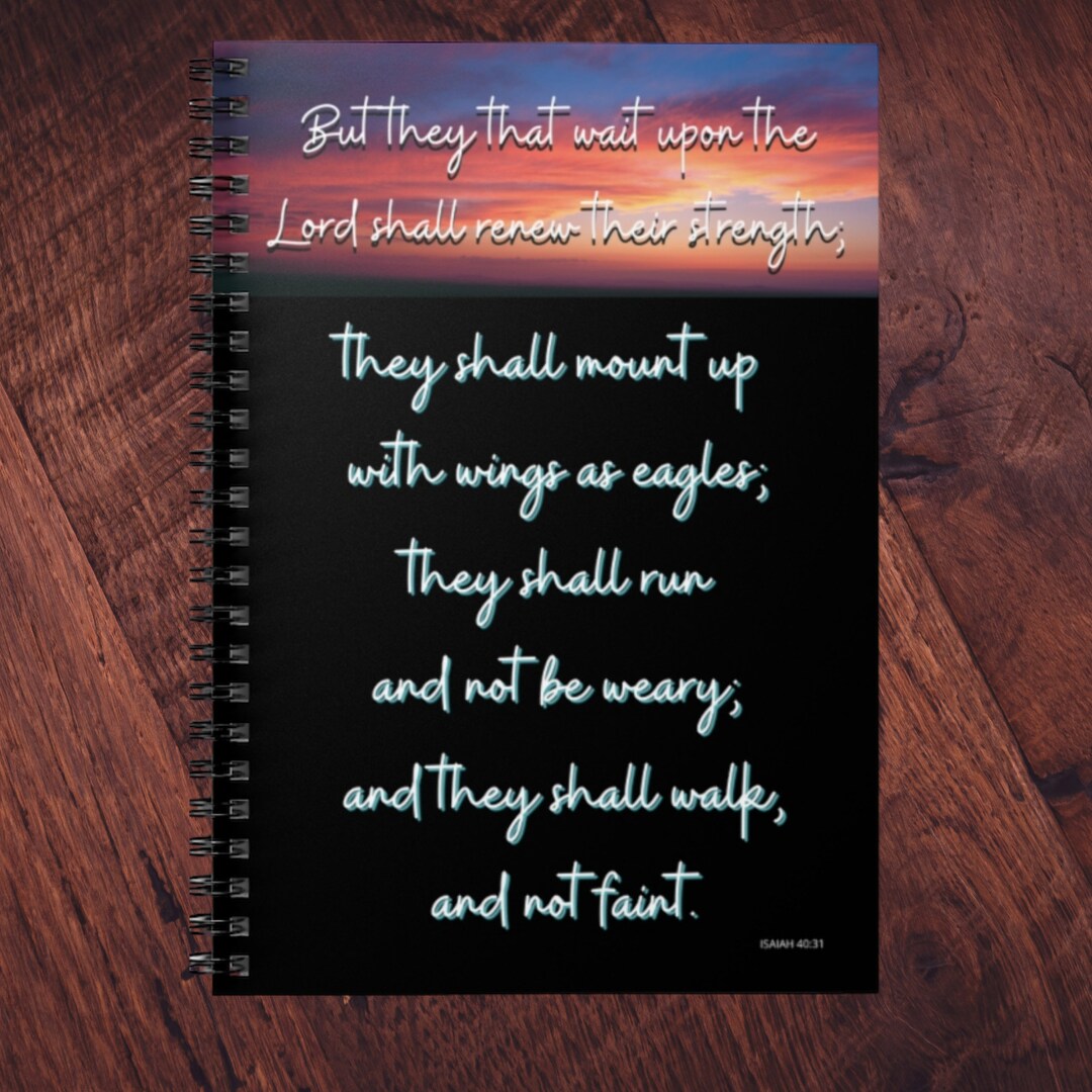 Devotional, Journal, Spiral Notebook, Prayer Journal, Bible Study ...