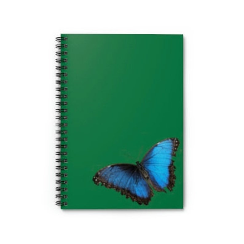 Black and Blue Butterfly Notebook, Journal - Etsy