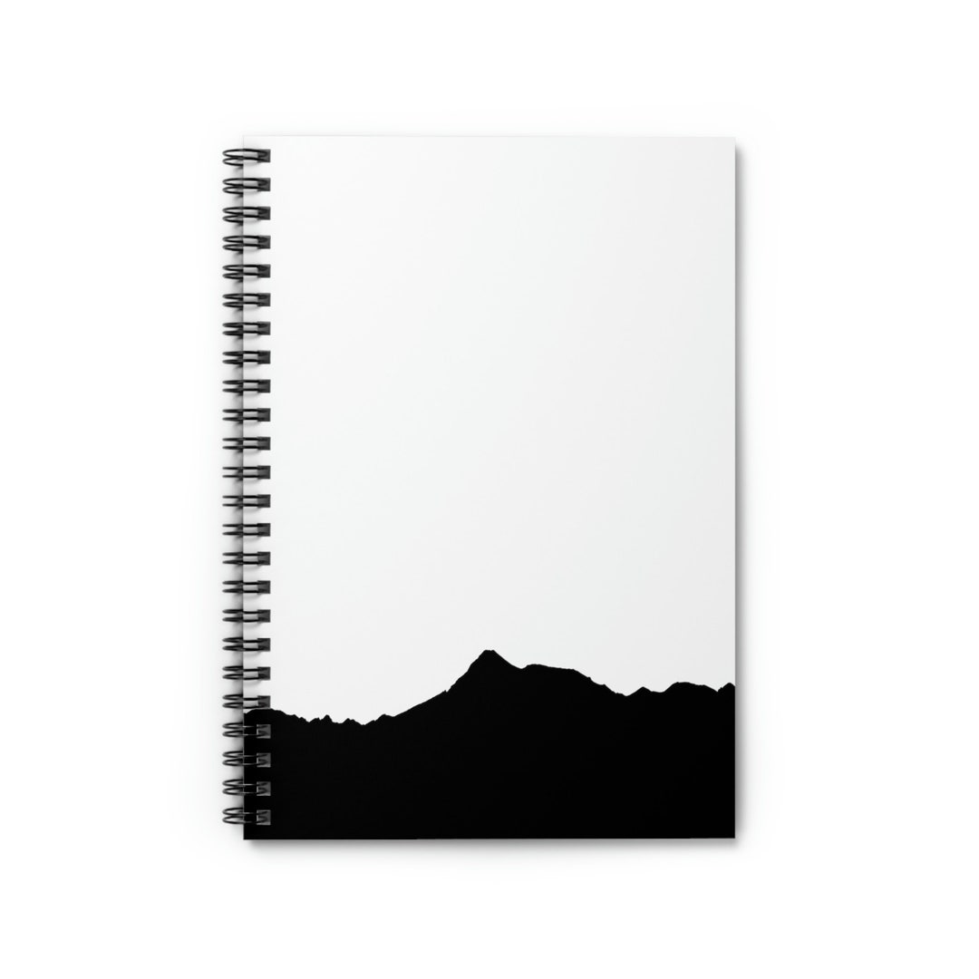 Mountain Scape Spiral Notebook, Ruled Line Journal - Etsy